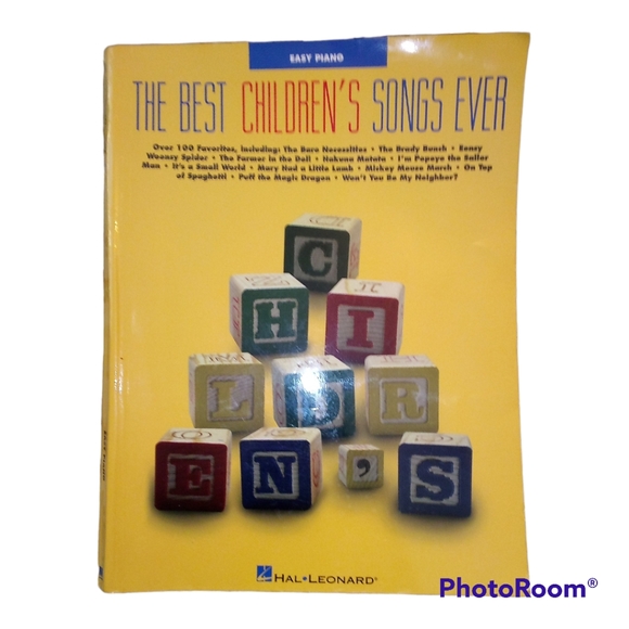 Hal Leonard | Other | The Best Childrens Songs Ever Easy Piano Book ...